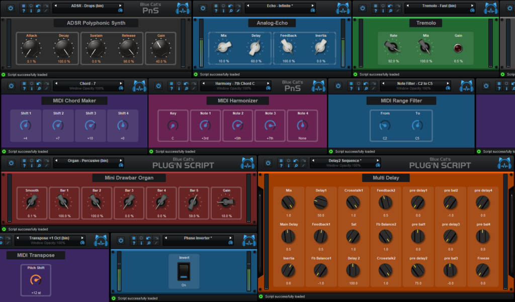 Plugn Script V3 Whats New The Blue Cat Audio Blog