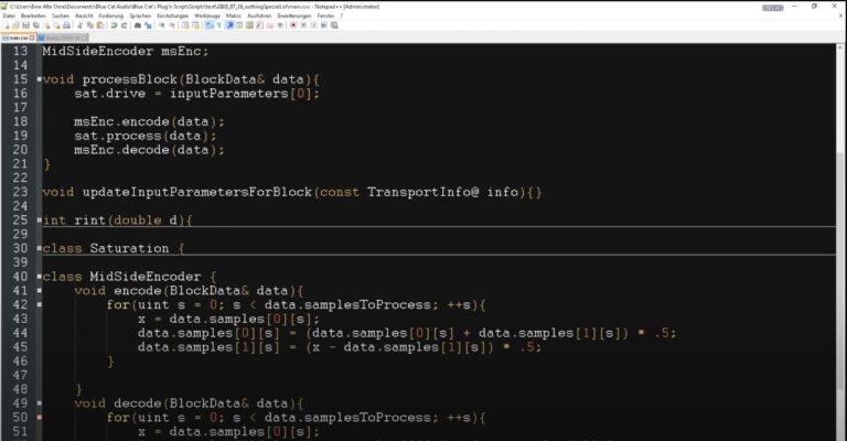 Plug’n Script: The processBlock Function – The Blue Cat Audio Blog