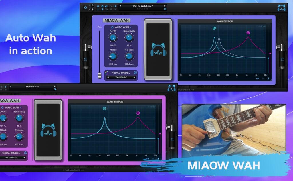 Miaow Wah Plug-In: Auto Wah Demo – The Blue Cat Audio Blog