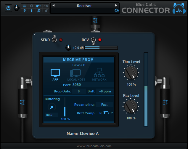 Blue Cat's Connector - Audio and MIDI Streaming Plug-In (VST, AU, VST3 ...