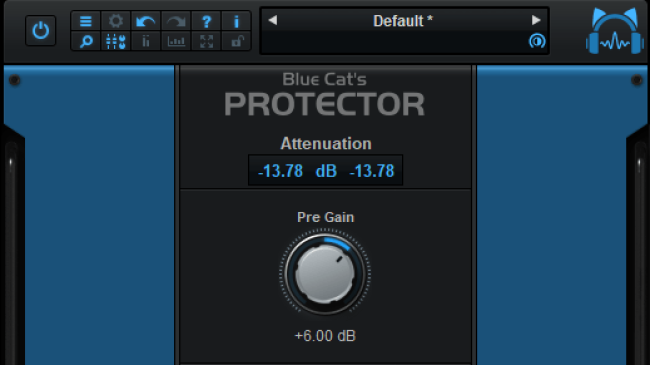 Blue Cat's Protector - Brickwall Limiter Plug-in (VST, AU, AAX, VST3)